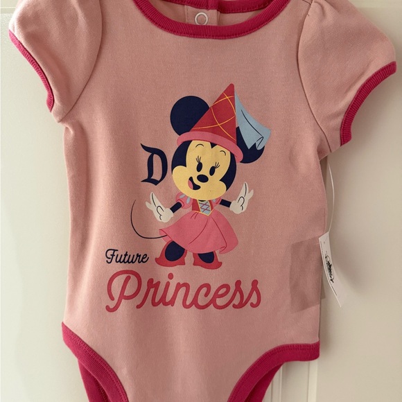 Disney | One Pieces | Disney Pink Future Princess Minnie Mouse One ...